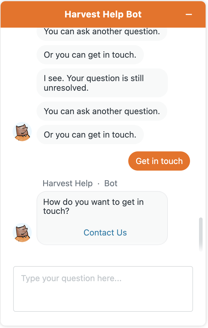 Get Help Faster with Answer Bot - Harvest