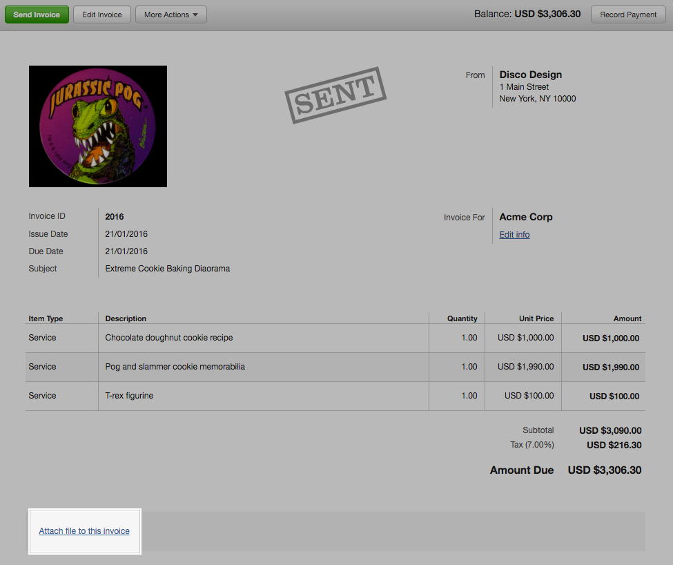 Invoices: Now with Attachments - Harvest