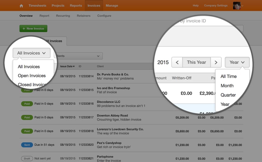 Introducing the New Invoices Overview - Harvest