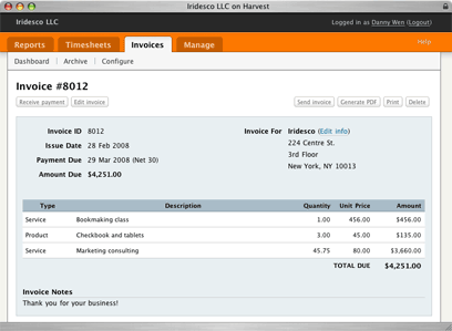 Small business invoicing, the Harvest way - Harvest