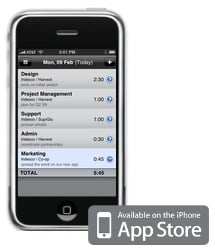 iPhone Time Tracking with Harvest Time Tracker in App Store - Harvest