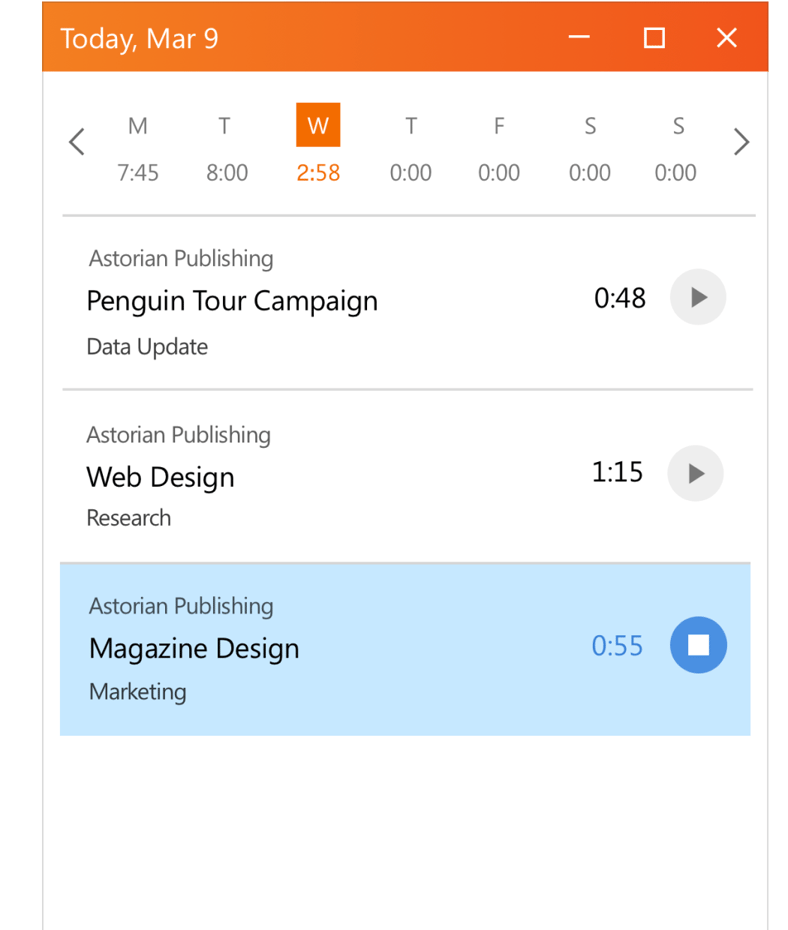 Time Tracking App for Windows | Harvest