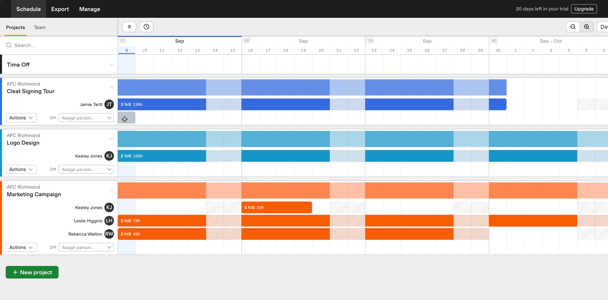 Re-introducing Forecast: a visual way to plan your team’s time