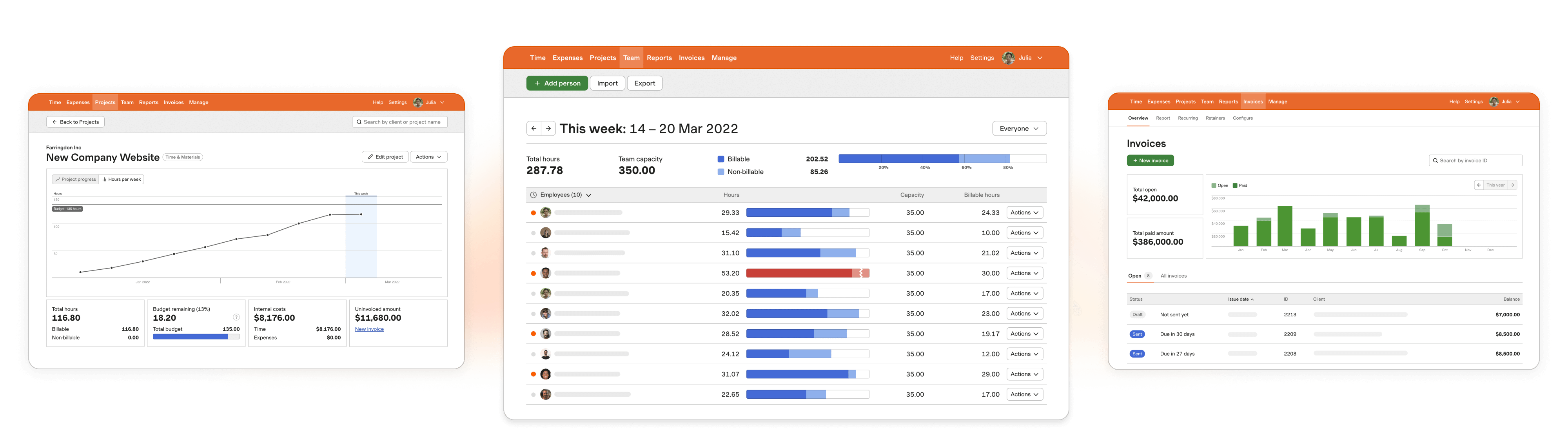 Time Tracking Software for Architects | Harvest